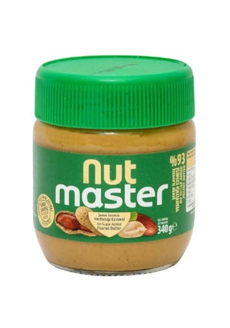 Nut Master Şeker İlavesiz Yerfıstığı Ezmesi kaç kalori? - Kolay ...